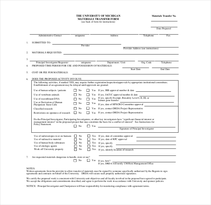 10+ Material Order Form Templates - Free PDF, Word Format Download