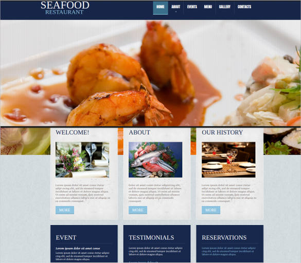 33+ Restaurant Website Themes & Templates