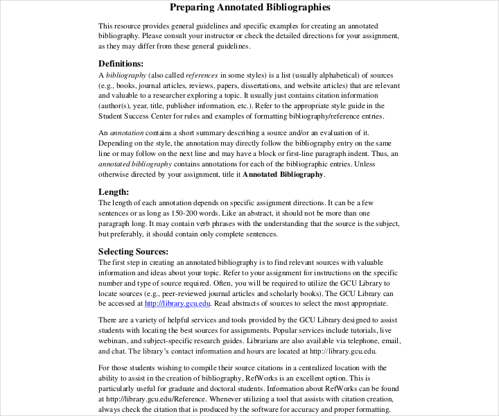 26+ Free Bibliography Templates - Free Pdf, Doc Format Downloads