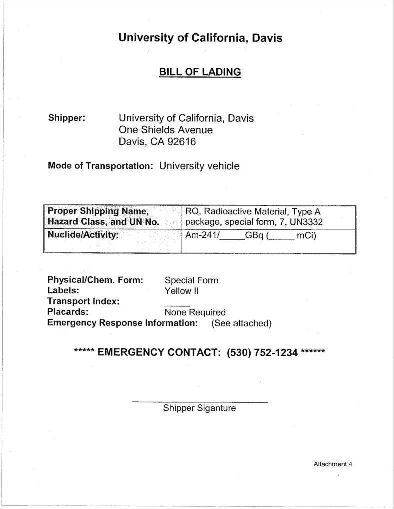 35 + Bill of Lading Templates in MS Word, Google Docs