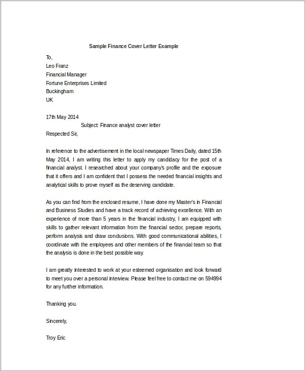 14+ Promotion Cover Letters