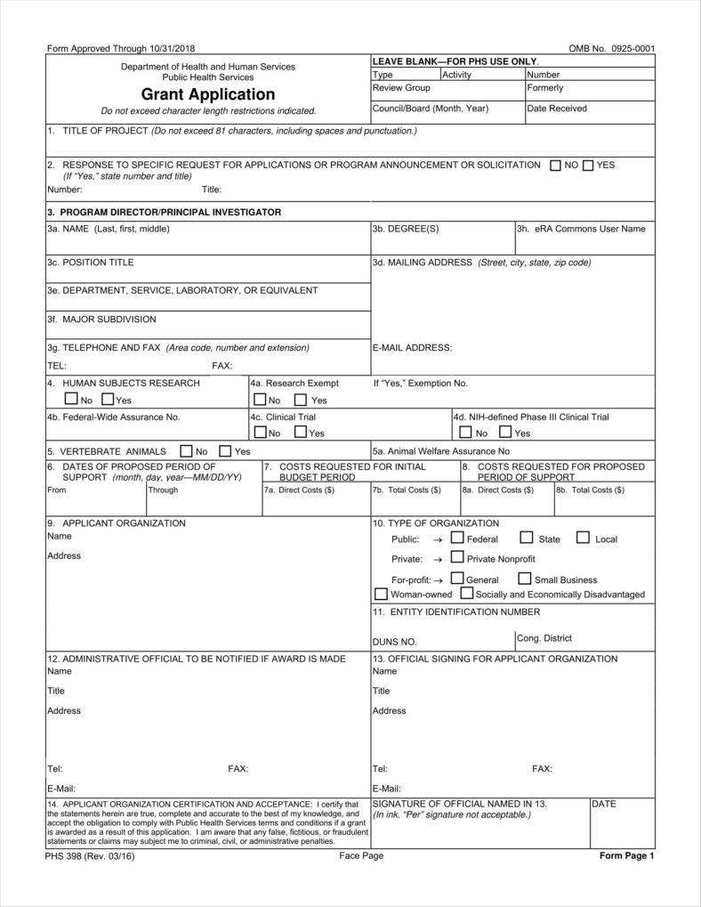 9+ Funding Application Form Templates - Free PDF, DOC Format Download