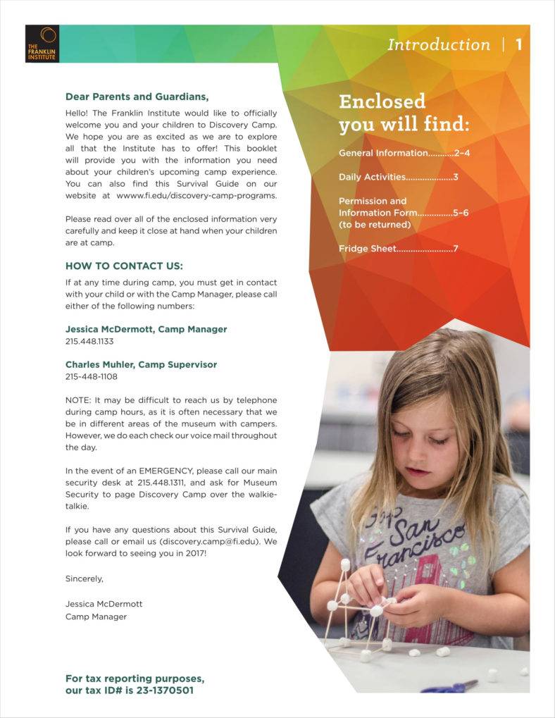 12 Camp Newsletter Templates Free PDF PSD Format Download