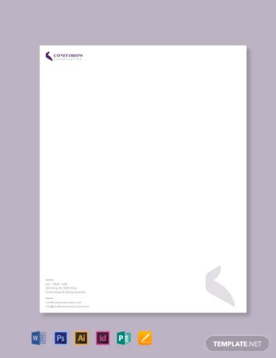 24+ Contractor Letterhead Templates - Word, PDF