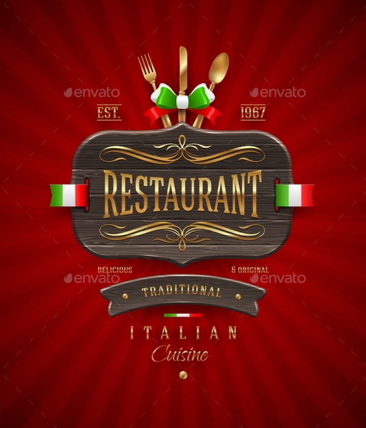 15+ Attractive Restaurant Signboard Templates