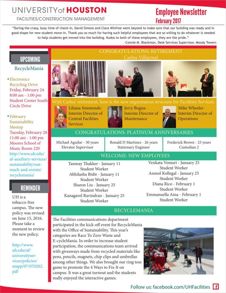 Employee Newsletter Ideas Examples And Forms