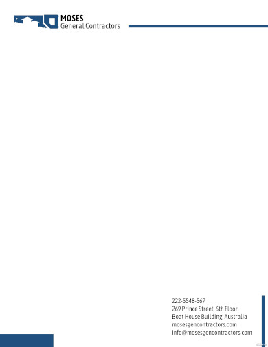 24+ Contractor Letterhead Templates - Word, PDF