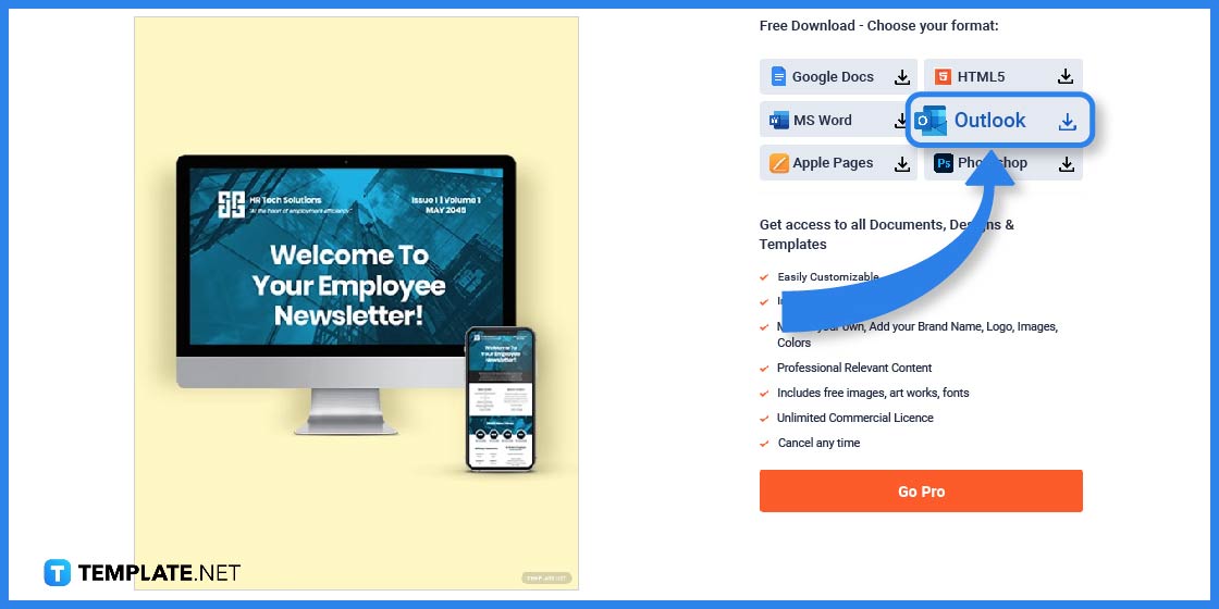 How To Make/Create an Outlook Newsletter Template [Templates + Examples ...