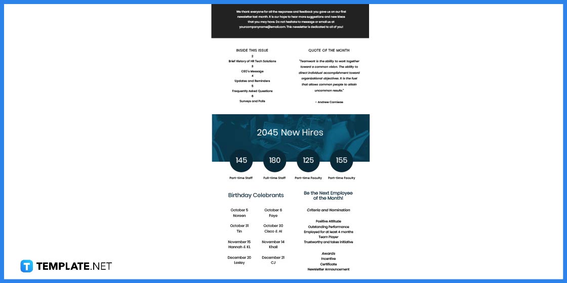 How To Make/Create an Outlook Newsletter Template [Templates + Examples ...