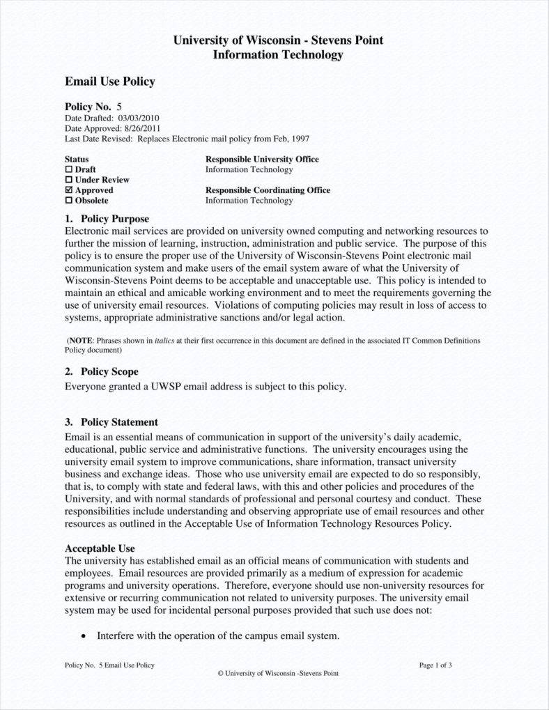 18+ IT Policy Templates - PDF, DOC Format Download