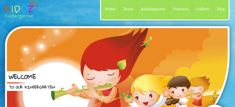13+ Fun Kindergarten Website Templates
