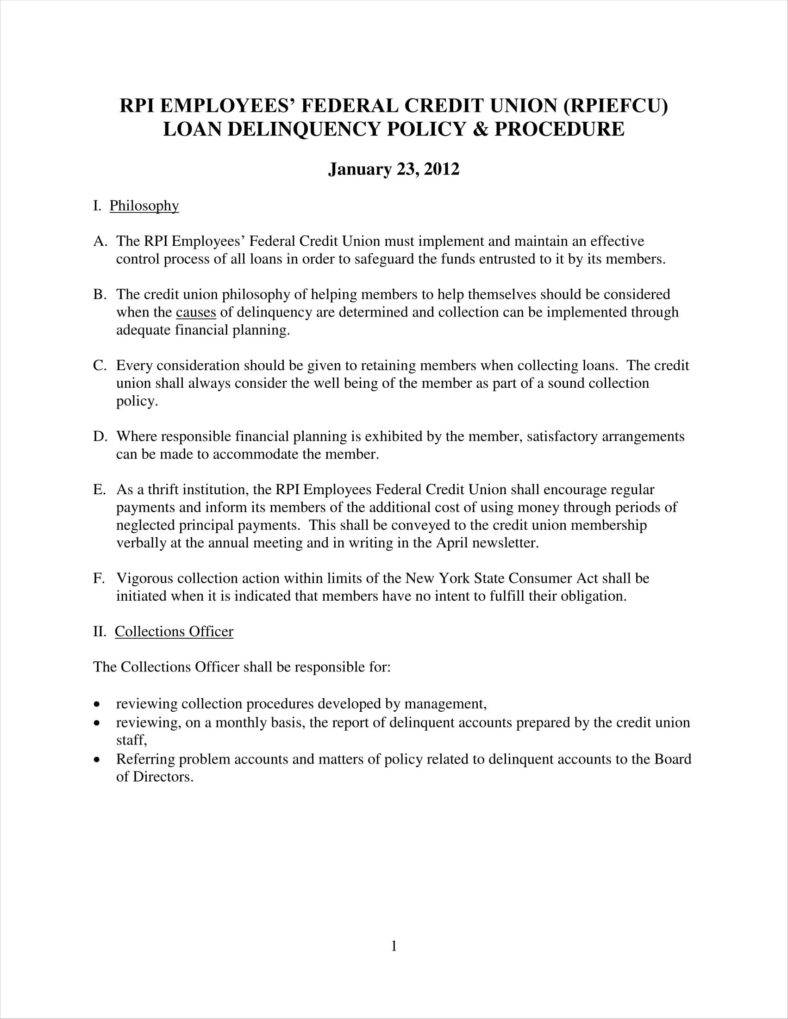 9+ Loan Policy Templates - Free PDF, DOC Format Download