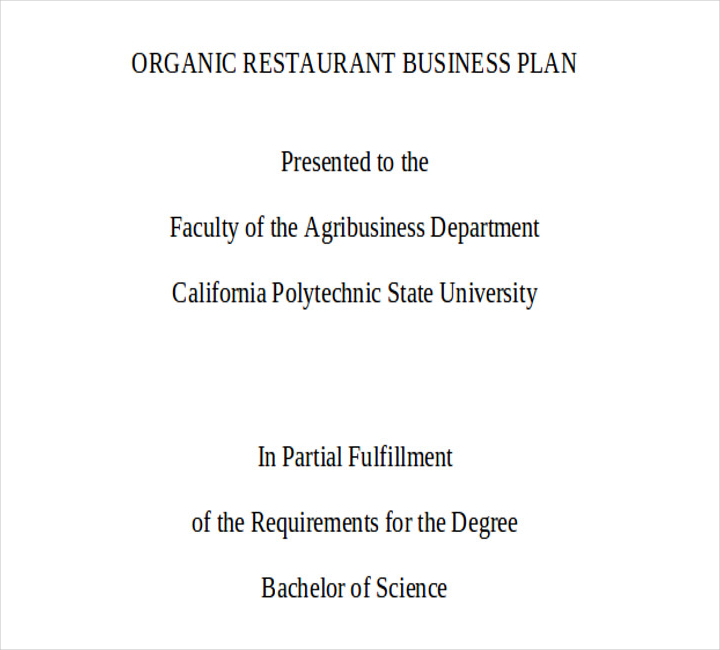26+ Restaurant Proposal Templates - Free PDF, DOC Format Download