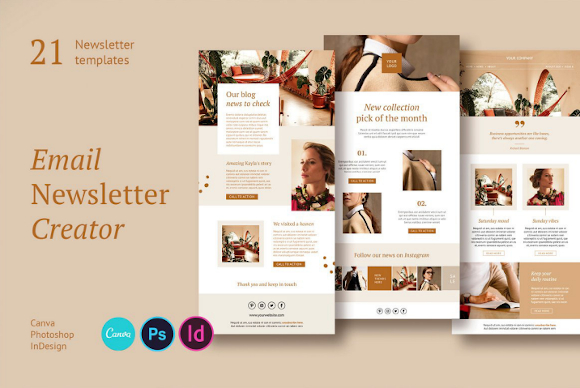 How To Make/Create an Outlook Newsletter Template [Templates + Examples ...