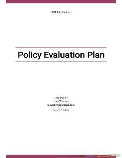 62+ Policy Template Samples - Free PDF, Word Format Download