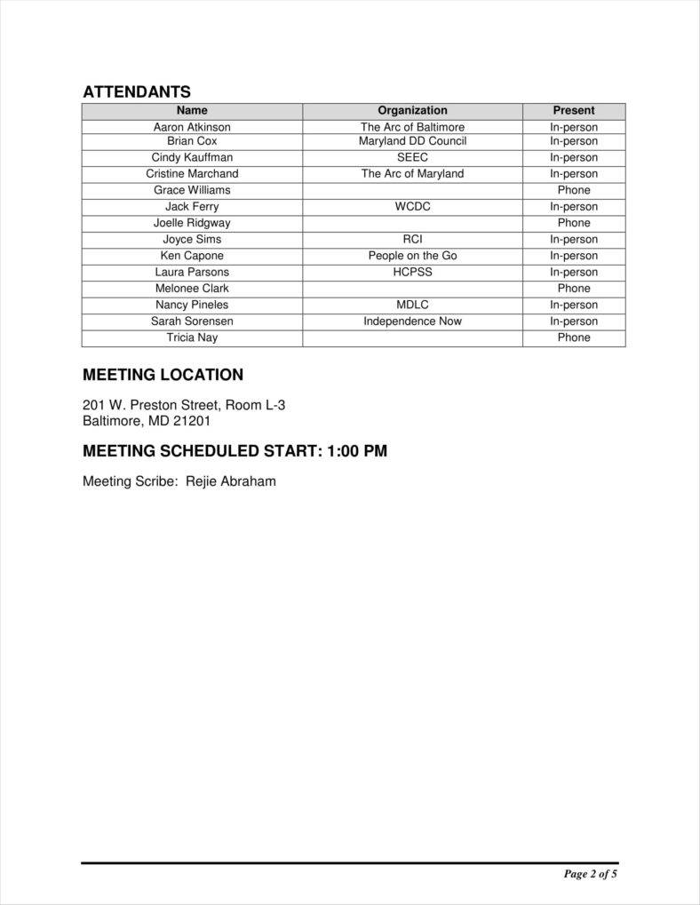 12+ Meeting Summary Templates - Free PDF, DOC Format Download