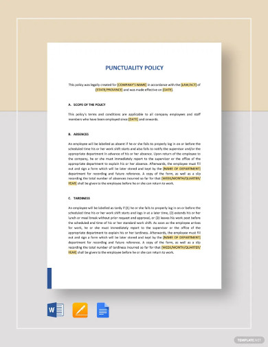 62+ Policy Template Samples - Free PDF, Word Format Download