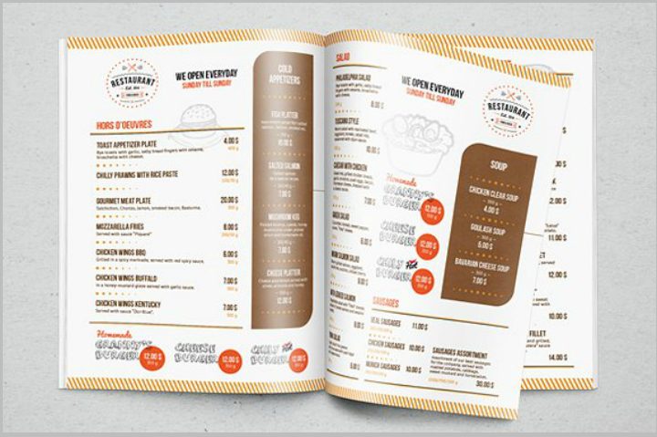 27 InDesign Menu Templates Free Premium Templates