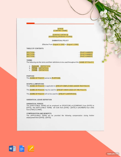 62+ Policy Template Samples - Free PDF, Word Format Download