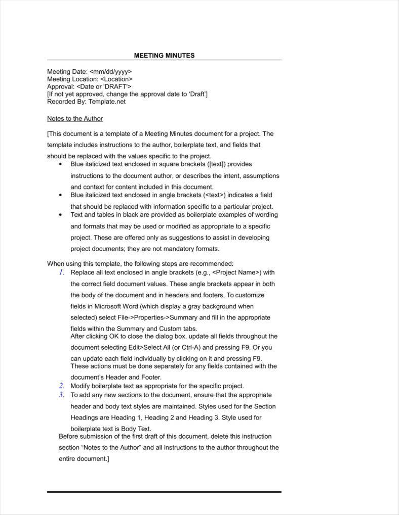 12+ Meeting Summary Templates - Free PDF, DOC Format Download