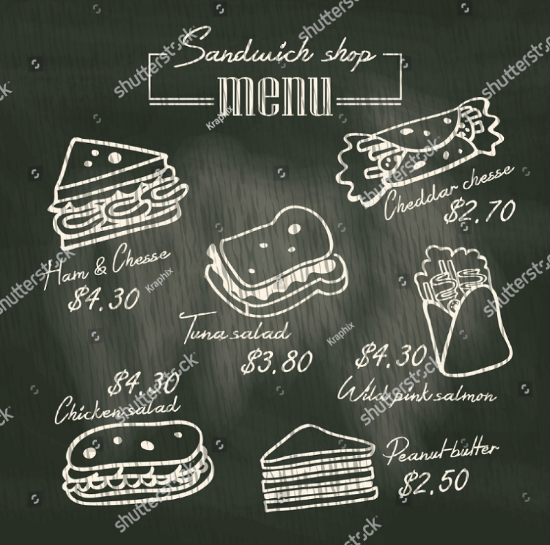 22+ Sumptuous Sandwich Menu Designs - PSD, AI | Free & Premium Templates