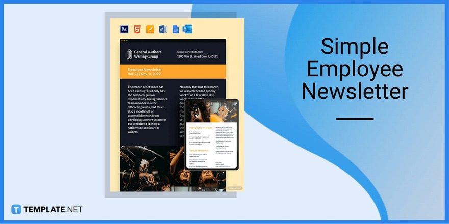 How To Make/Create an Outlook Newsletter Template [Templates + Examples ...