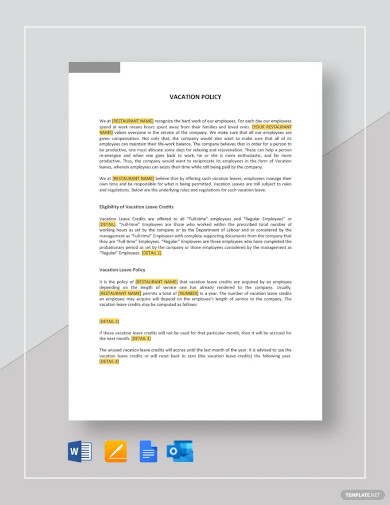 62+ Policy Template Samples - Free PDF, Word Format Download