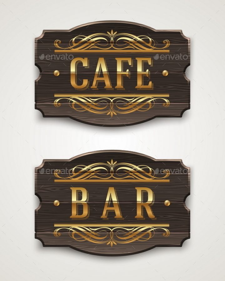 15+ Attractive Restaurant Signboard Templates