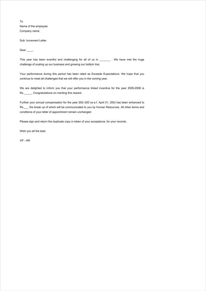 19 Employee Appraisal Letter Template Free PDF AI Format Download