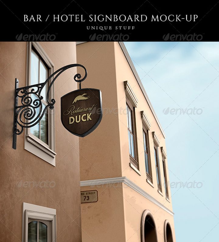 15+ Attractive Restaurant Signboard Templates