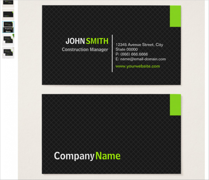 14+ Manager Business Card Designs & Templates - PSD, AI, InDesign, PDF ...