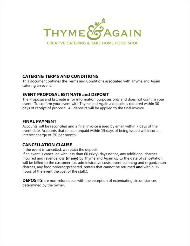 20+ How to Write a Catering Proposal - Free Word, PDF Format Download