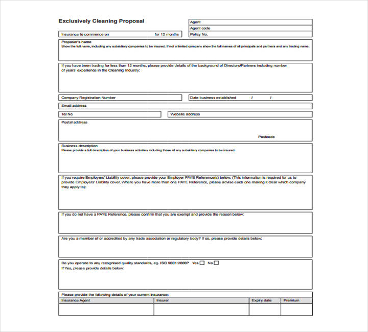 12+ Cleaning Proposals for Restaurants, Cafes, and Bakeries - Word, PDF