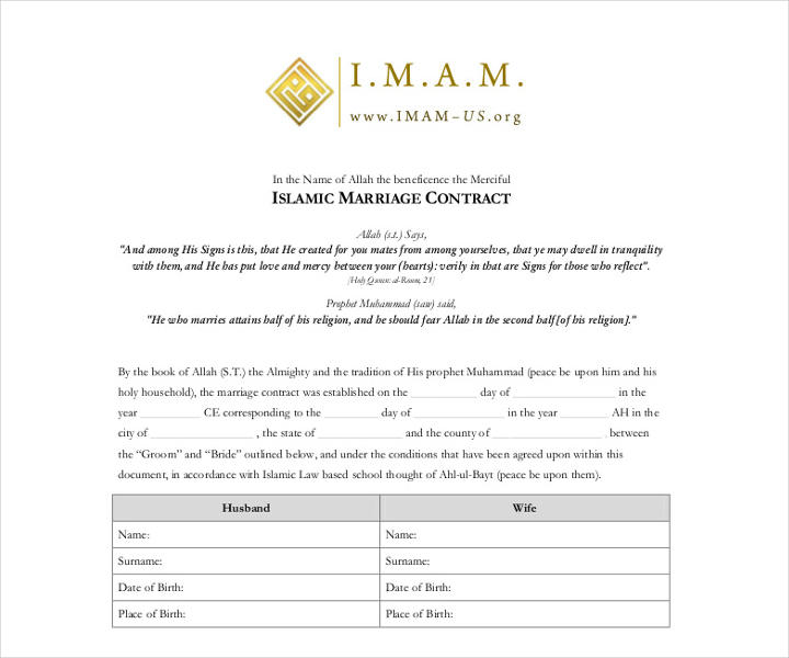 20+ Wedding Contract Templates - PDF, Google Docs Format Download