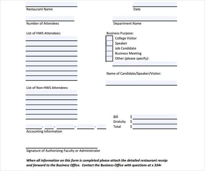 19+ Restaurant Receipt Templates - Free PDF, DOC Format Download