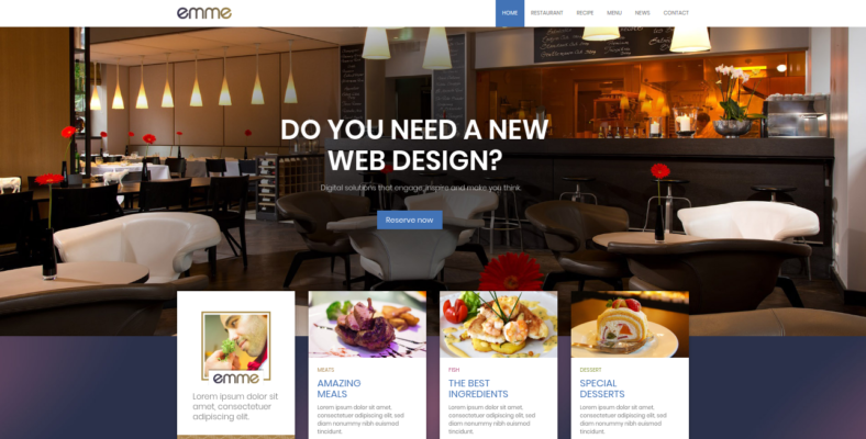 32+ Responsive Restaurant Themes & Templates | Free & Premium Templates