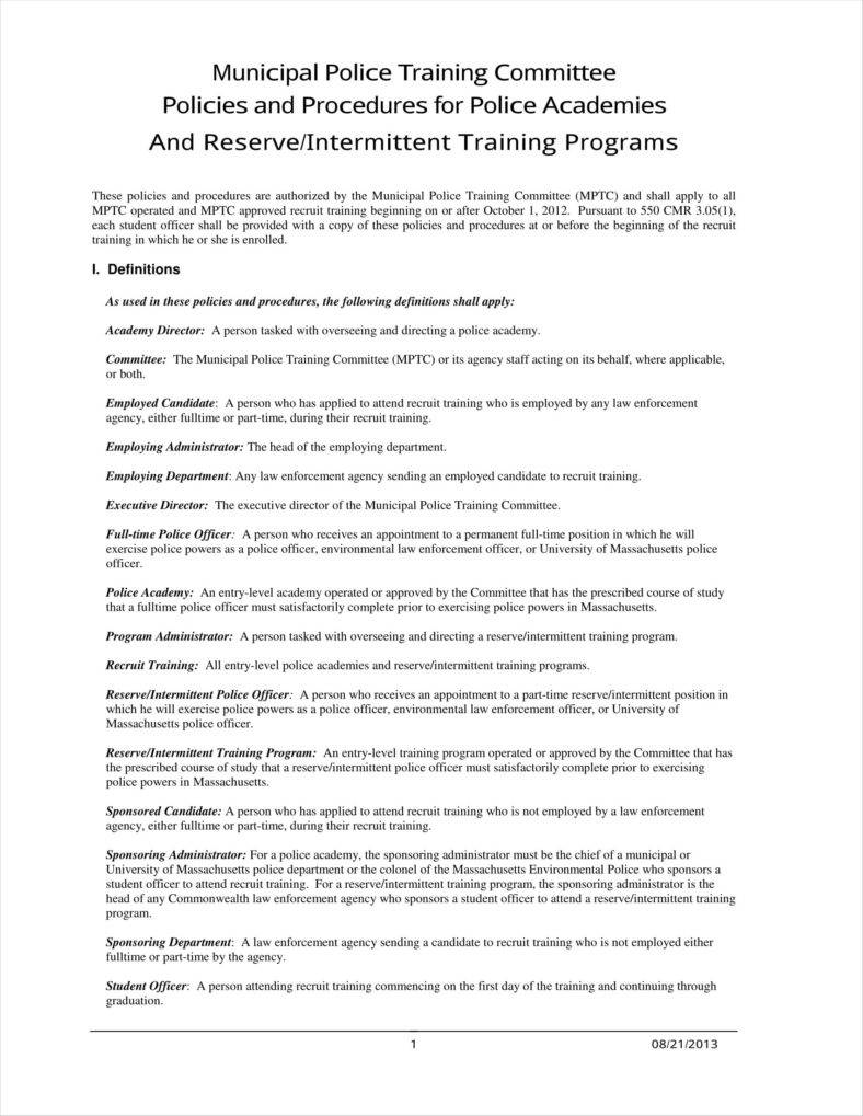 11+ Training Policy Templates Free PDF Format Download
