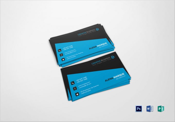 22+ Manager Business Card Templates - Ms Word, PSD, AI