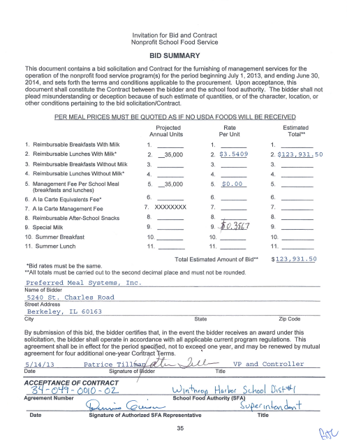 9+ Bid Summary Templates