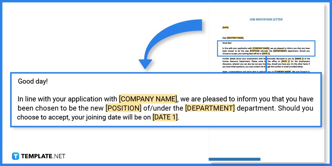 How To Make/Create a Job Invitation Letter [Templates + Examples] 2023
