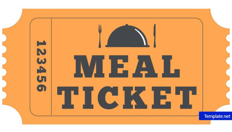 19+ Meal Ticket Designs & Templates - PSD, Ai, Word