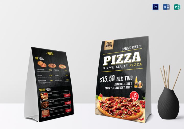 17+ Restaurant Tent Card Designs & Templates - PSD, AI, InDesign, PDF, DOC