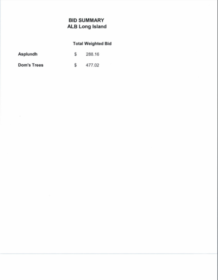 9+ Bid Summary Templates
