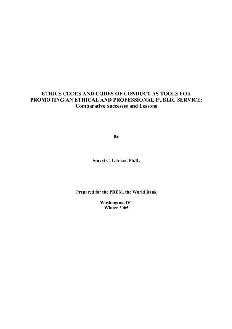 7+ Business Code of Ethics Policy Templates