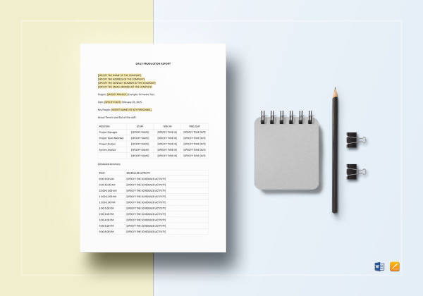 How To Make/Create a Daily Report [Templates + Examples] 2023