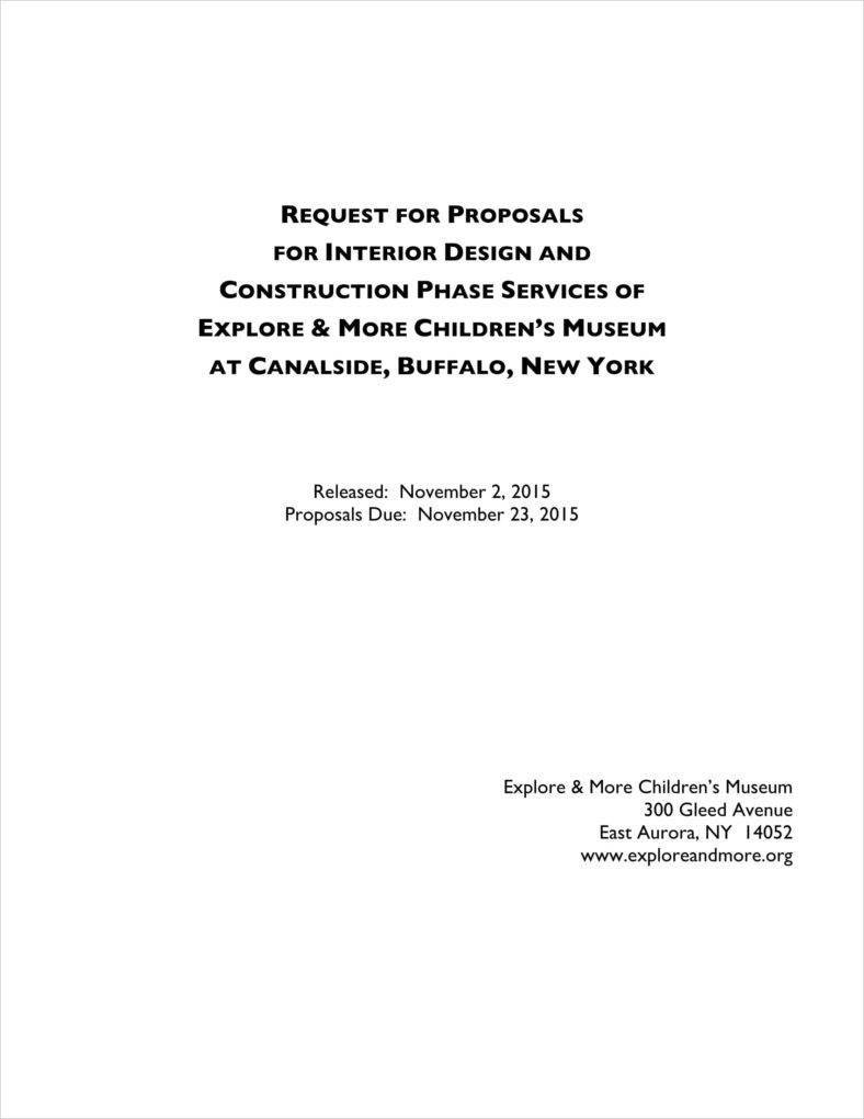 7+ Sample Interior Design Proposal Templates - PDF, Word