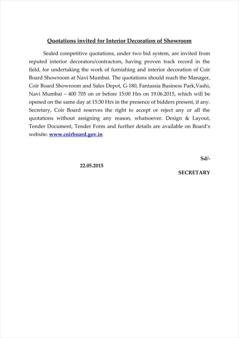 7+ Sample Interior Design Proposal Templates - PDF, Word