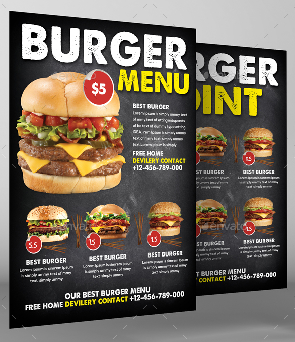Burger Menu Designs 25 Free Templates In PSD InDesign Illustrator