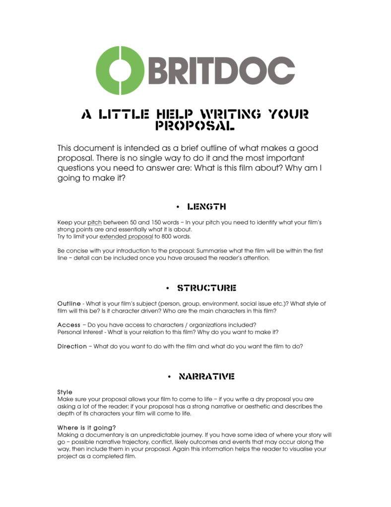 12+ Film Proposal Templates For Your Project