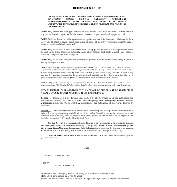 7+ Shared Services Agreement Templates - PDF, DOC